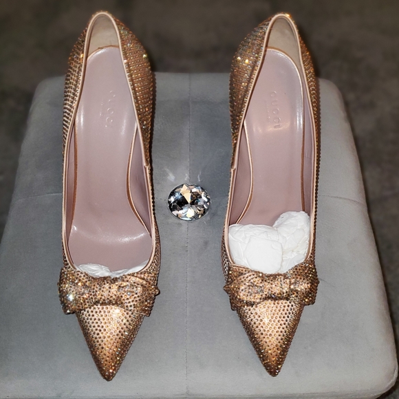 Gucci | Shoes | Rare Gucci Stiletto Glitter Heels | Poshmark
